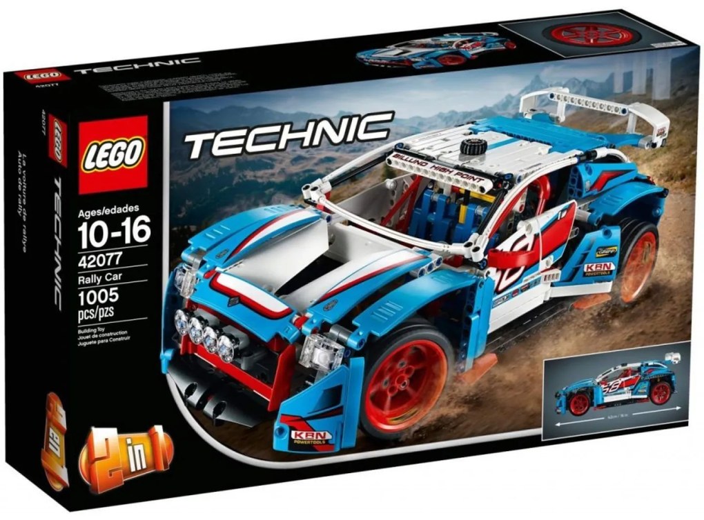 Stavebnice lego technic 42077 závodní auto