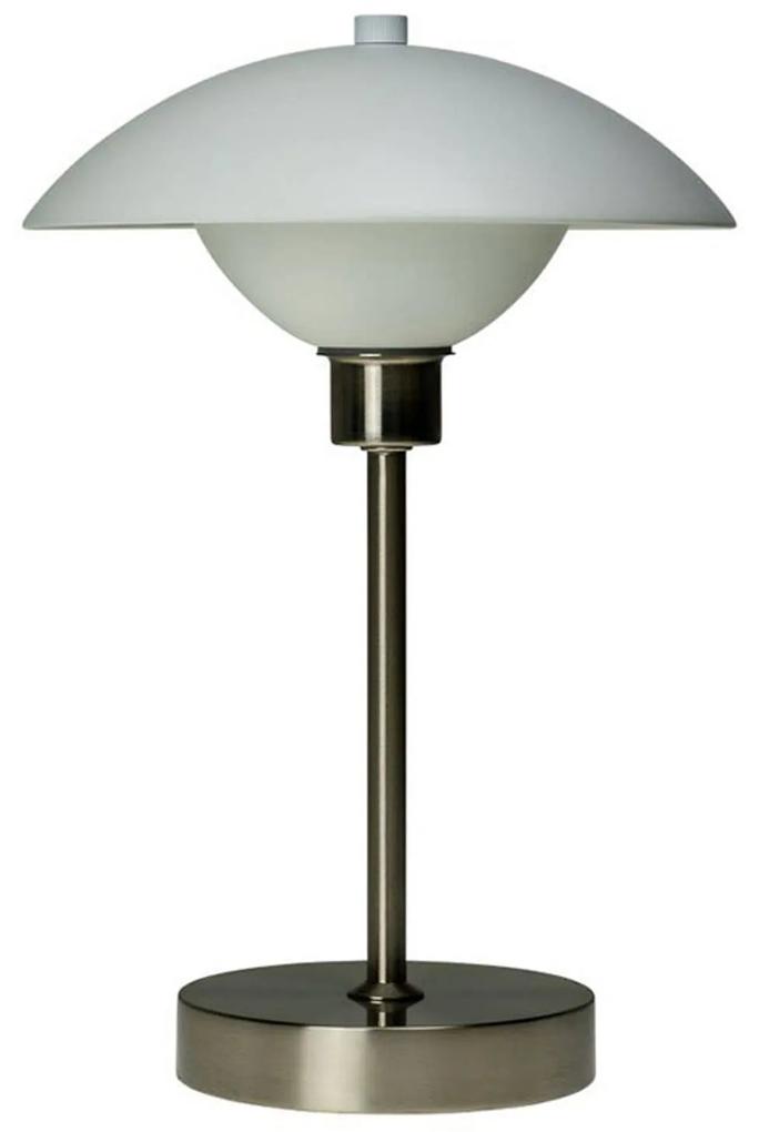 Dyberg Larsen Roma stolní lampa baterie, bílá/ocel