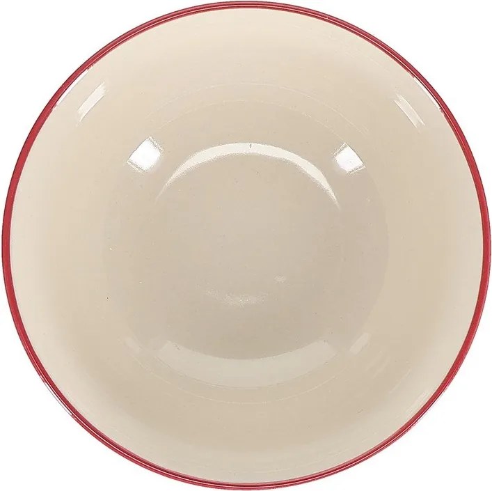 Vínová/slonovinová porcelánová miska Cyril – S|P Collection