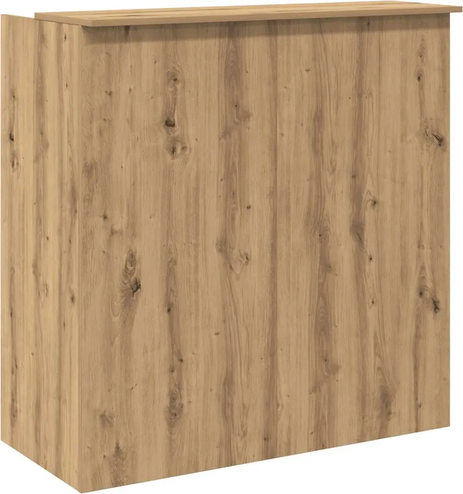 Recepční stůl dub artisan 100x50x103,5 cm kompozitní dřevo 3324168