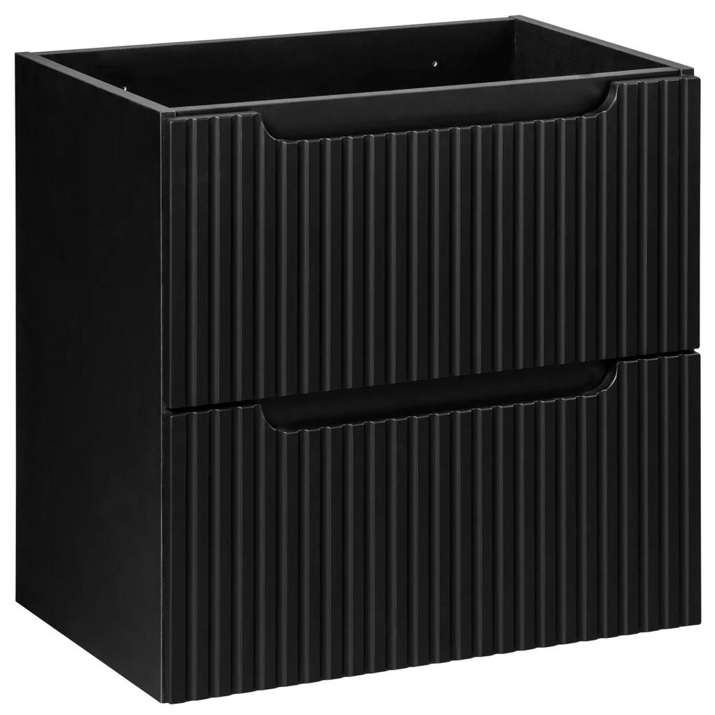 Skříňka pod umyvadlo NOVA Black 82-60-2S | 60 cm