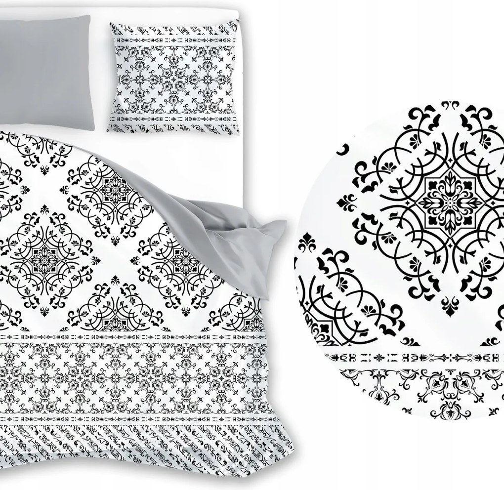 Povlečení 220x200 3 dílků Bavlněné oboustranné Fashion komplet 010