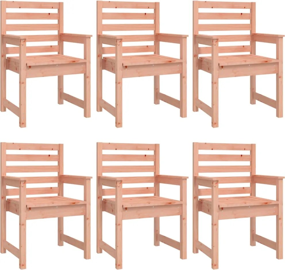 7dílný zahradní jídelní set masivní dřevo douglasky 3154718