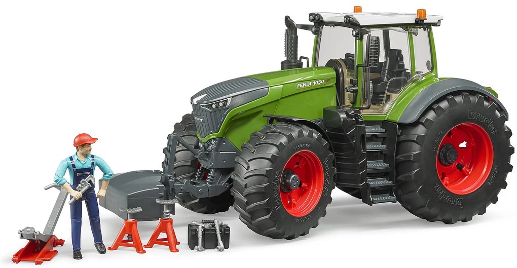 Bruder Traktor Fendt 1050 Vario s mechanikem a dílenským nářadím 1:16