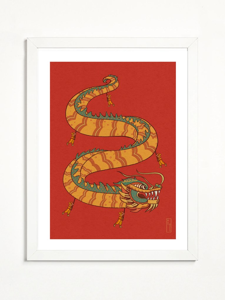 Bao Quyen | Dragon Dance Rám: Bez rámu, Velikost: 30 x 20 cm