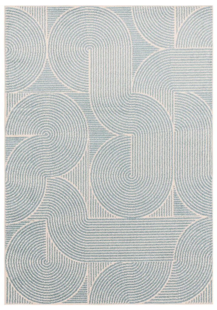 Tribeca Design Kusový koberec Jars Blue Swirl Rozměry: 80x150 cm