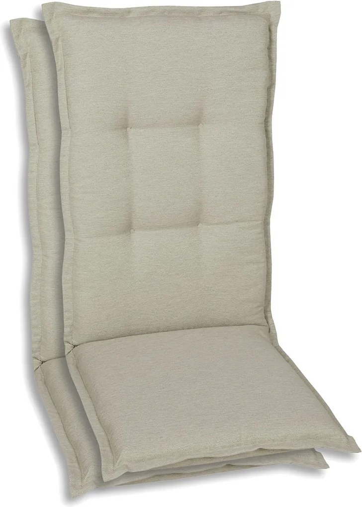 Go-De Textil Sada zahradních podsedáků Uni (střední opěrka, 2 kusy, béžová)