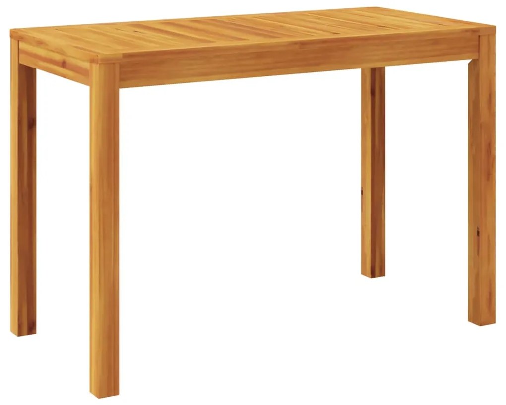 vidaXL Zahradní jídelní stůl 110 x 55 x 75 cm masivní akáciové dřevo