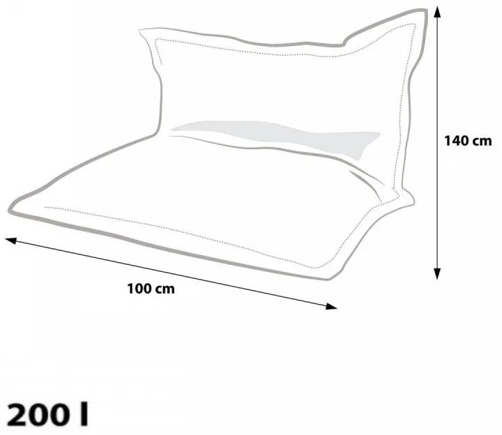 EF4015 Ecopuf Sedací polštář Ecopuf - Pillow MODERN KIDS polyester DG32/NC10