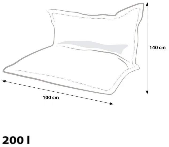 EF4015 Ecopuf Sedací polštář Ecopuf - Pillow MODERN KIDS polyester DG37/NC14