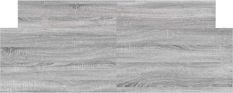 Rám postele s hlavovým a nožním čelem šedý sonoma 135 x 190 cm 3203794