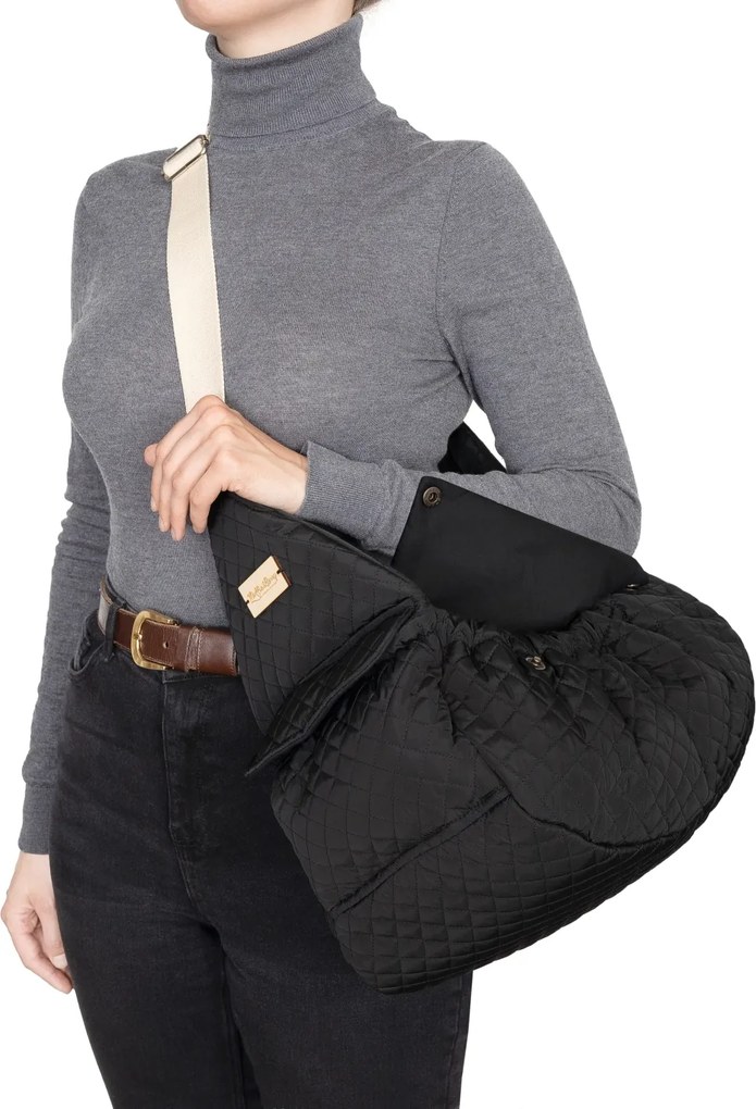 Muffin&Berry Cestovní taška Crossbody pro psy Simon černá Velikost: L