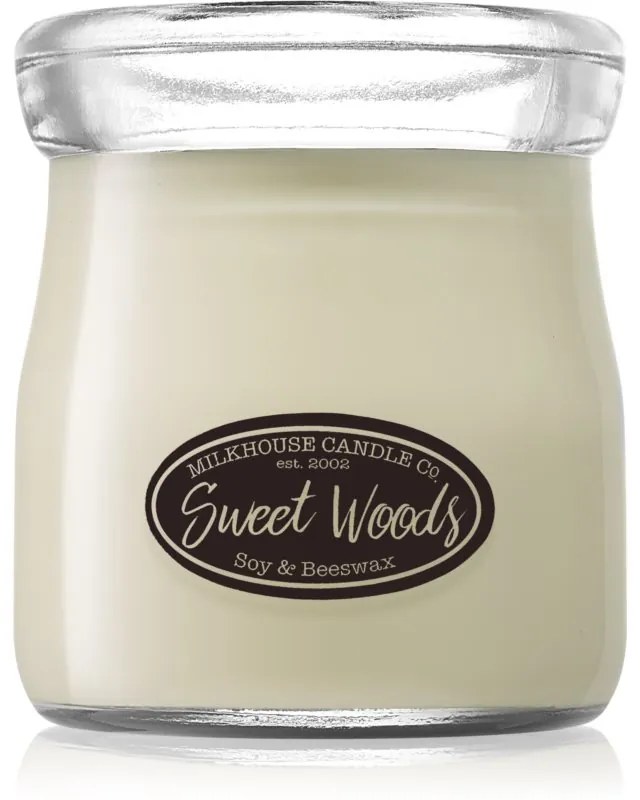 Milkhouse Candle Co. Creamery Sweet Woods vonná svíčka Cream Jar 142 g