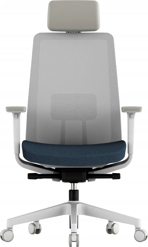 Office Pro Kancelářská ergonomická židle K10 W — více barev Modrá