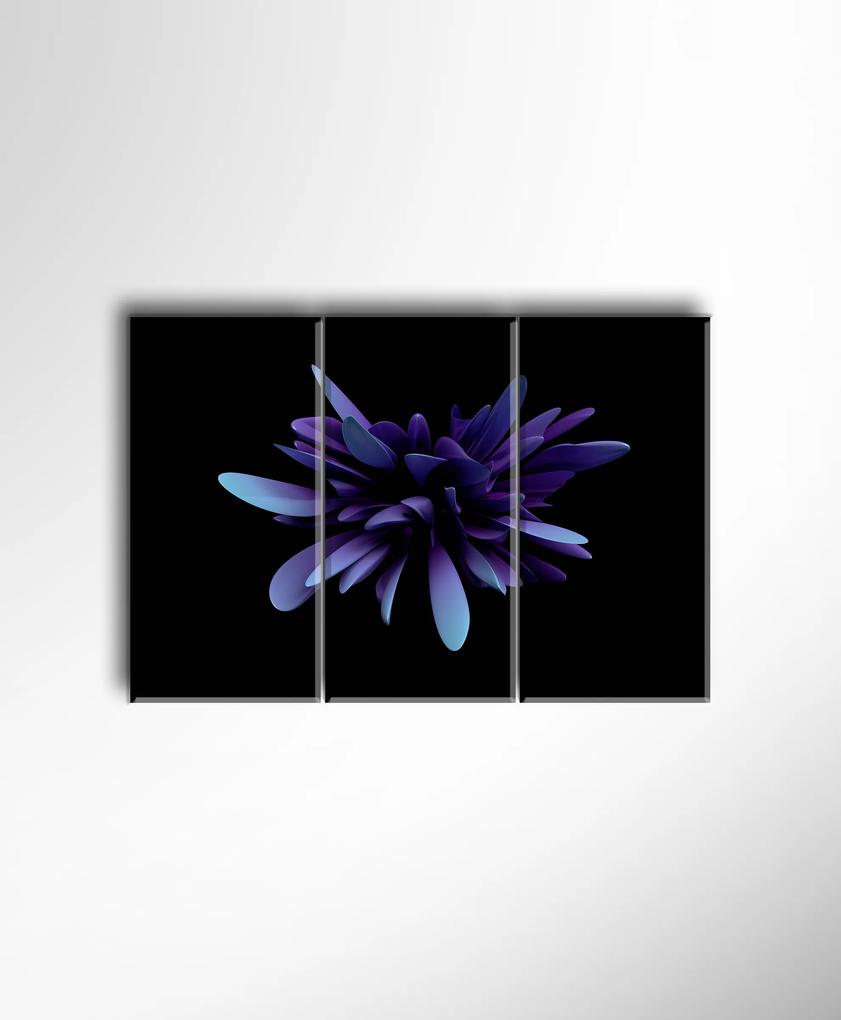 Malvis ® Obraz Abstraktní tvar květu ROZMĚR (šířka x výška): jednodílný obdélník 100x45 cm