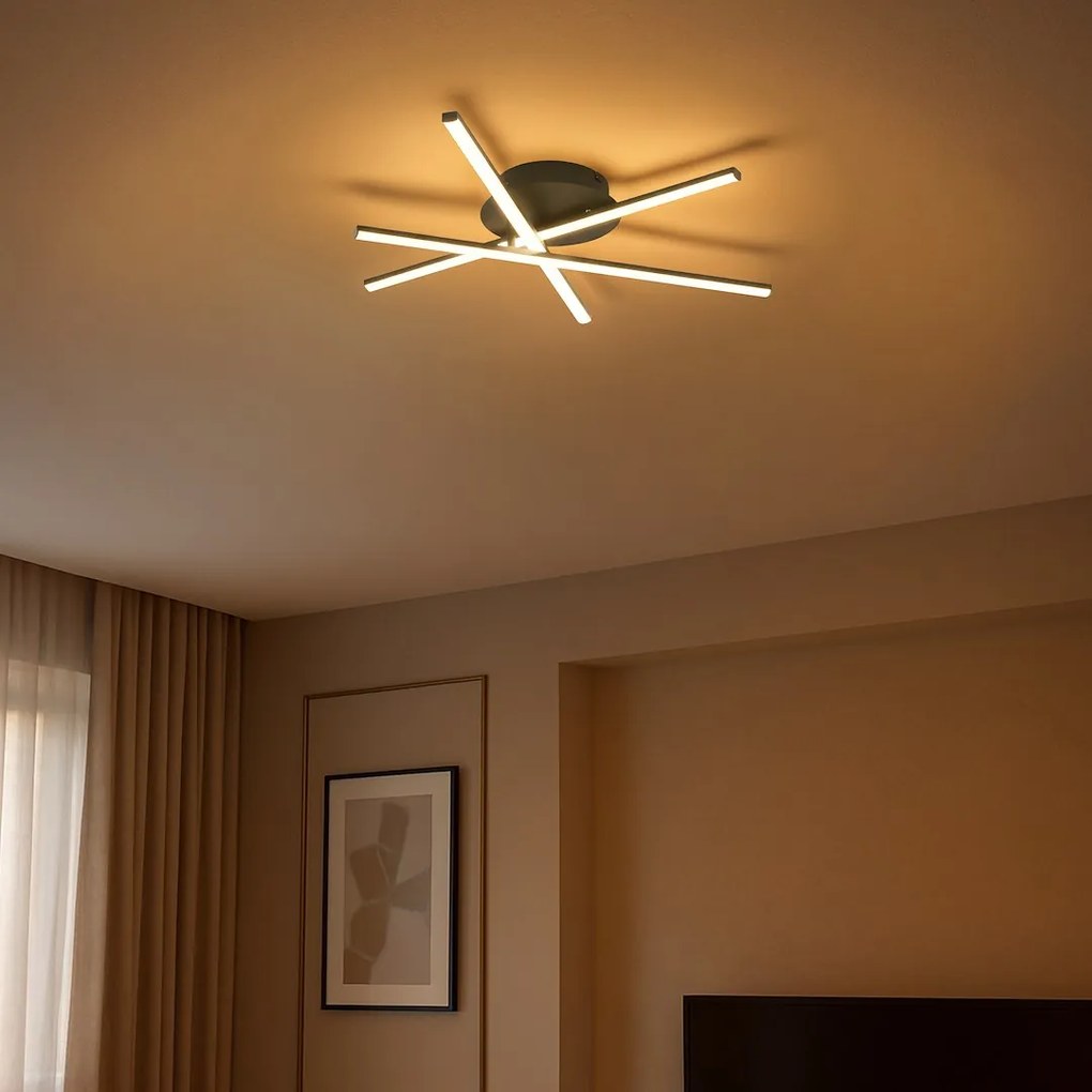 Stropní LED svítidlo Stick, 3x LED 12w, 4000k, b