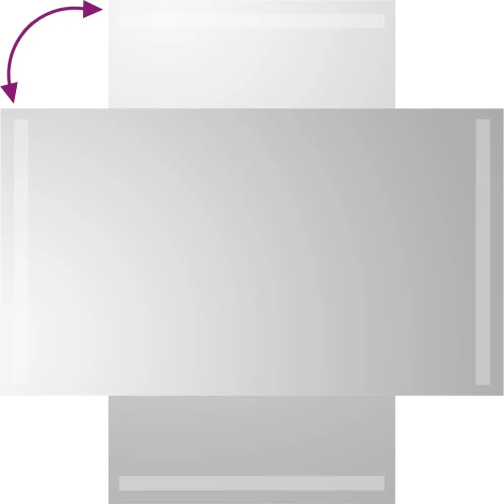Koupelnové zrcadlo s LED osvětlením 40x70 cm 3154062