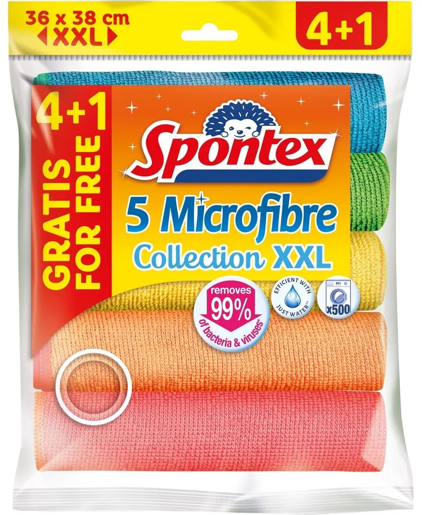 Spontex Mikroutěrka XXL 4+1
