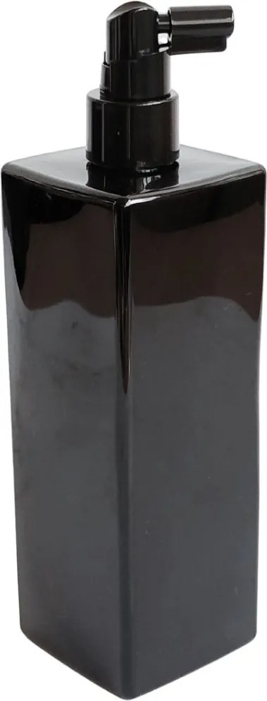 Dávkovač na mýdlo 500 ml černý s černým sprejem LUNA