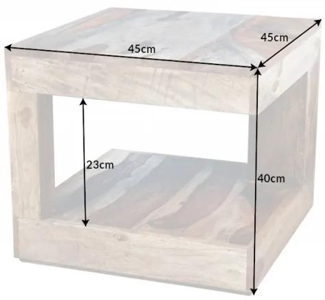 Noble Home Dřevěný konferenční stolek Giant 45 cm