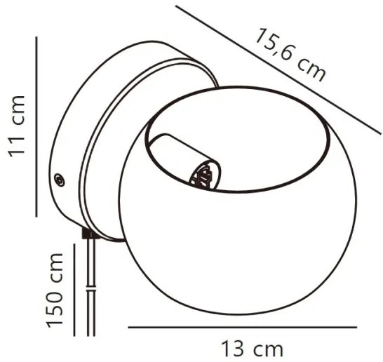 Nordlux - Nastavitelné nástěnné bodové svítidlo BELIR 1xG9/5W/230V černá