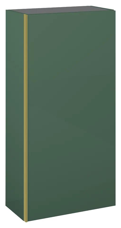 Elita Look, závěsná boční skříňka 40x21, 6x80 cm 1D, zelená matná, ELT-168570