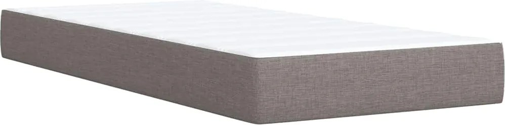 Box spring postel s matrací taupe 100 x 200 cm textil 3285453