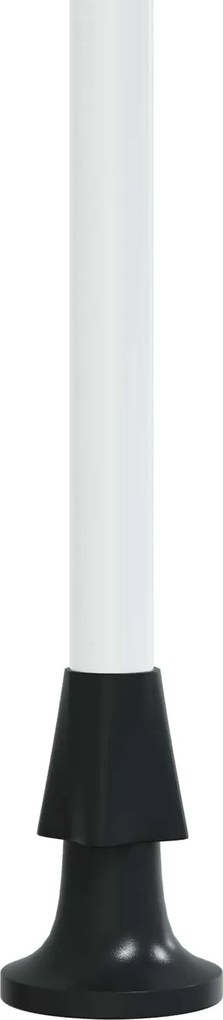 vidaXL Ručně zatahovací markýza 350 cm pruhy [42037063] Barva: Černá