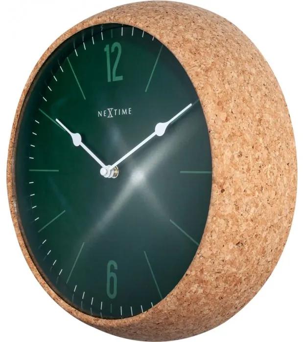 Designové nástěnné hodiny 3509gn Nextime Cork 30cm