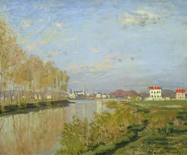 Claude Monet - Obrazová reprodukce The Seine at Argenteuil, 1873, (40 x 35 cm)