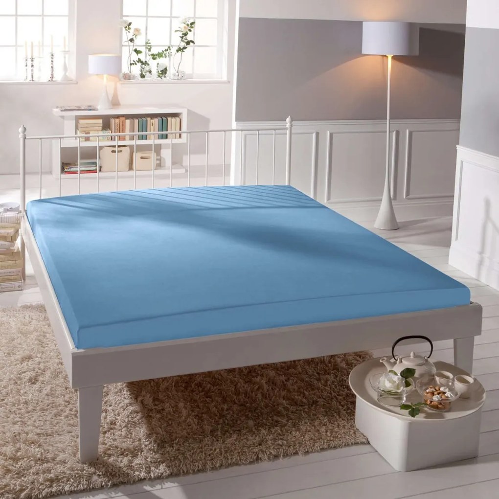 TP Microtop prostěradlo 180x200 - Světle modrá