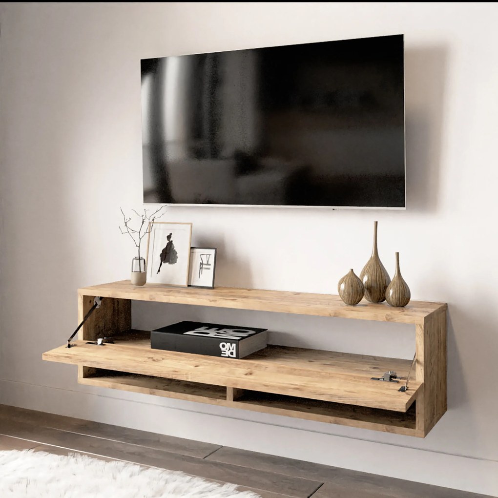 KALUNE DESIGN dřevěný TV stolek FRAM 29x100 cm 956LCS1617