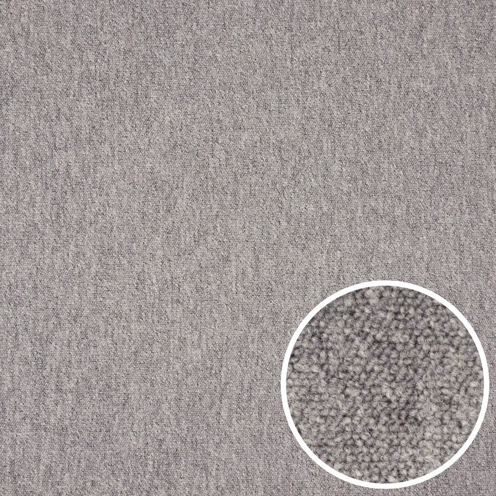 Condor Carpets, Metrážový koberec Classica 57, zátěžový, na míru, šíře 4m,5m, šedá, ab (mřížka), chodba / předsíň