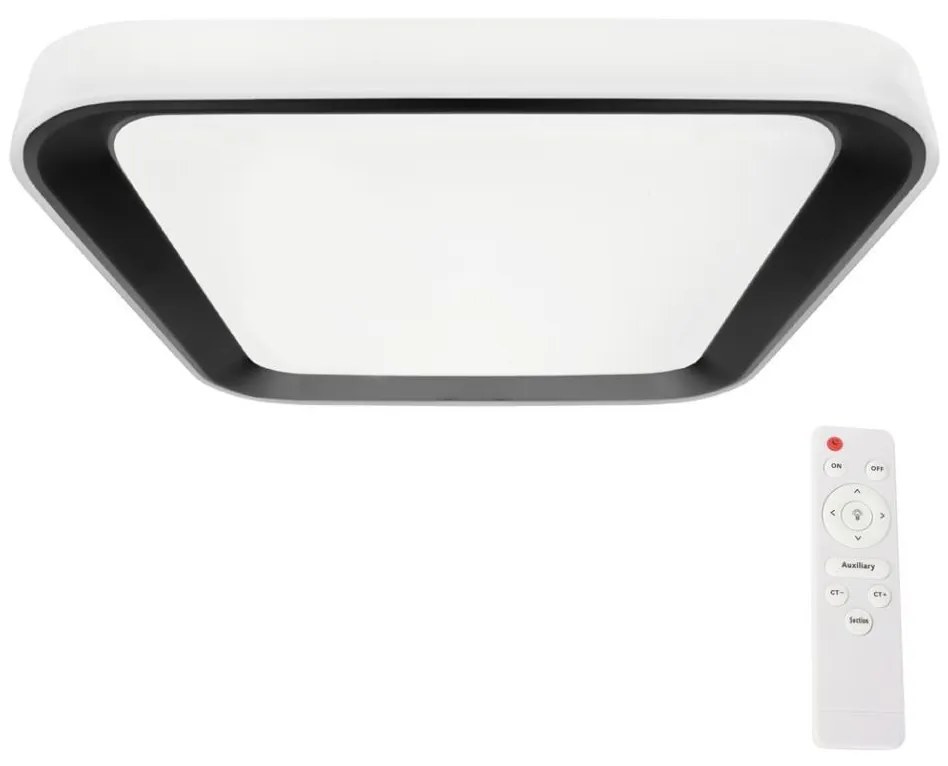 Milagro LED Stmívatelné stropní svítidlo QUADRO LED/38W/230V 3000-6000K bílá/černá + DO MI2004