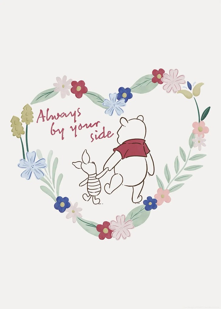 Komar Plakát Disney Winnie the Pooh Always by Your Side 50 x 70 cm