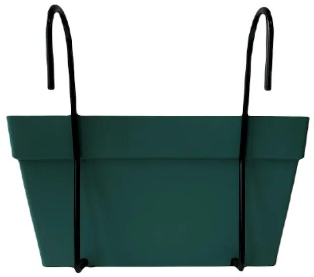 ALFIstyle Balkónový samozavlažovací truhlík, šířka 30cm, zelený