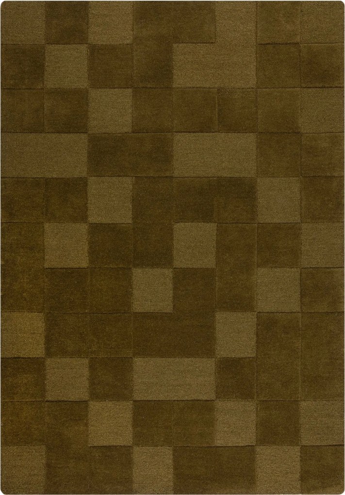 Kusový koberec Moderno Checkerboard Green, 200x290, zelená, chodba / predsieň, Flair Rugs