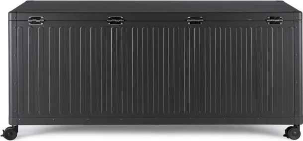 BIZZOTTO Zahradní úložný box OCEAN antracit 182x89 cm 0663971