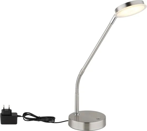 Globo 58504TN - LED Stm dotyk stolní lampa SILVIO LED/6,5W/230V matný chrom