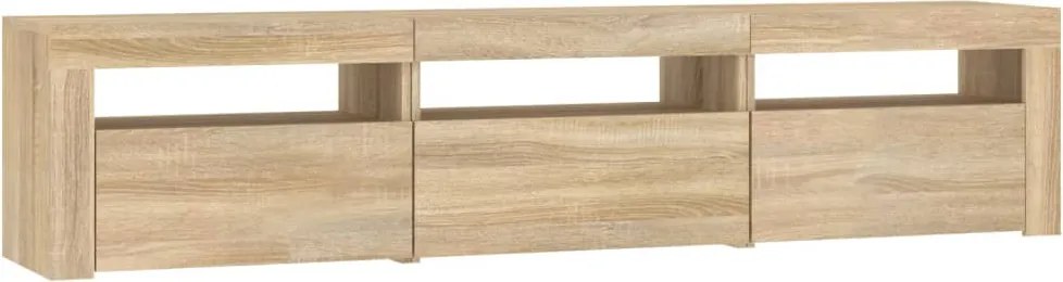 TV skříňka s LED osvětlením dub sonoma 180x35x40 cm 3152756