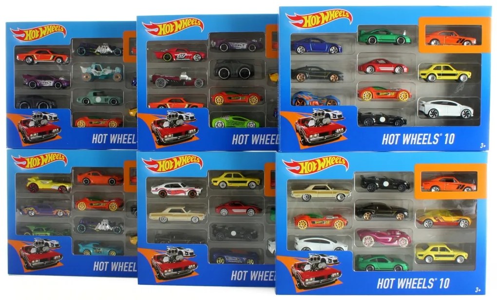 Hot Wheels 10ks angličák 54886 TV