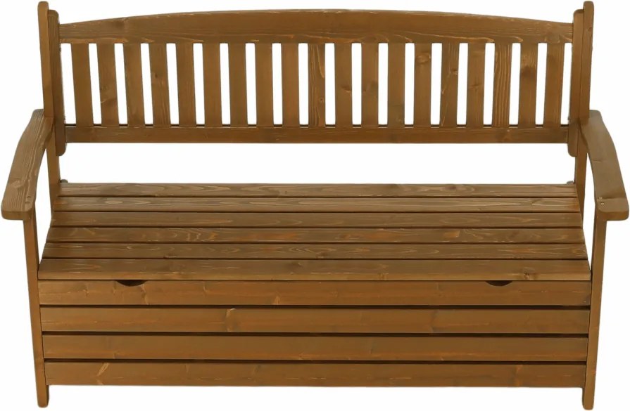 Zahradní lavička, hnědá, 150cm, AMULA