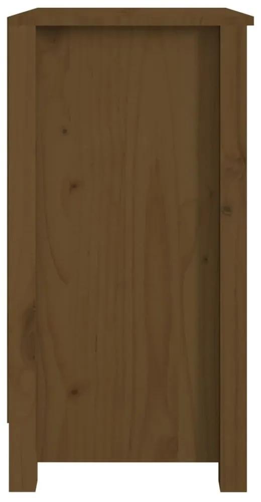 Petromila Knihovna medově hnědá 50 x 35 x 68 cm masivní dřevo borovice