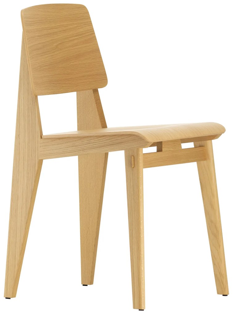 Výprodej Vitra designové židle Chaise Tout Bois (dub, kluzáky na tvrdou podlahu)