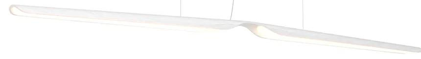 Designové dřevěné svítidlo Swan Dekor: Bílá, Stmívání: Stmívatelné DALI, Teplota chromatičnosti: 2700 Kelvinů