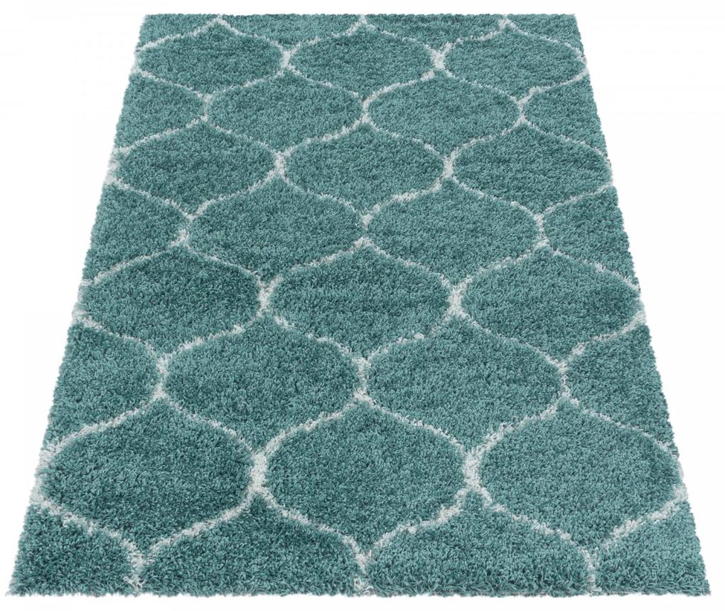 Ayyildiz koberce Kusový koberec Salsa Shaggy 3201 blue - 60x110 cm