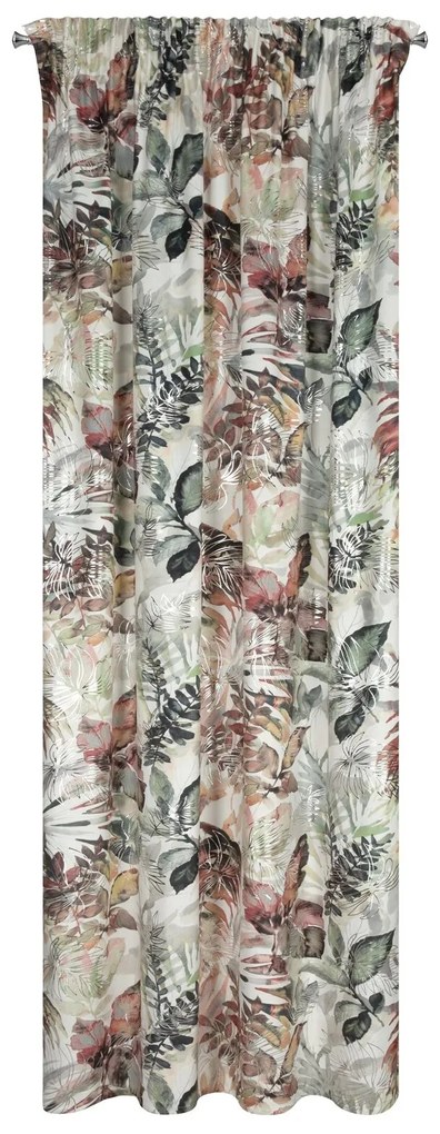 ZATEMŇOVACÍ ZÁVĚS NA PÁSCE ARINA 140X270 CM VZOROVANÁ