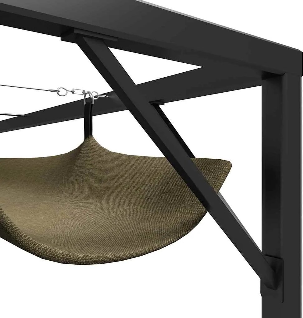 Zahradní altán se zatahovací střechou 3 x 3 m taupe 180 g/m² 312220