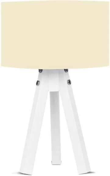 Stolní lampa s béžovým stínítkem Kate Louise Bianca