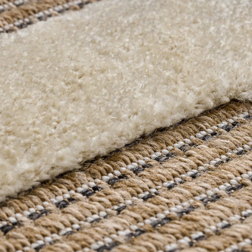 Dywany Łuszczów, AKCE: 140x190 cm Kusový koberec Spark 0696A beige/cream, béžová, chodba / předsíň
